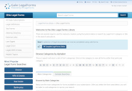 Gale Legal Forms | Milton-Union Public Library
